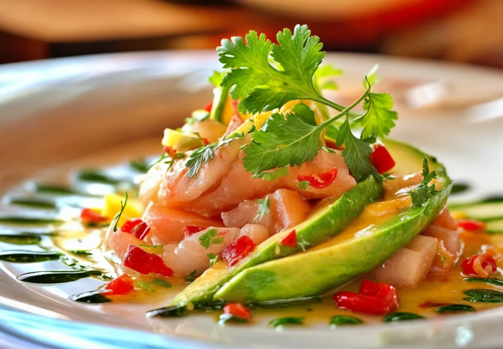 Ceviche Clássico Peruano com Toque Brasileiro