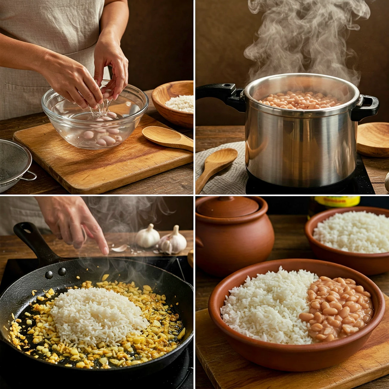 Arroz com Feijão Brasileiro Tradicional: Receita Autêntica para o ...